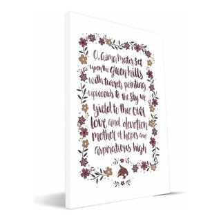 SWT Bobcats Hand-Painted Song Canvas Print, 8"x12" - Contemporary ...