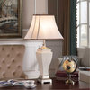 Signature 1 Light Table Lamp, Cream Crackle - Traditional - Table Lamps ...