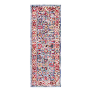 Machine Woven Rumi Area Rug RUM-2301, 3'x7'10" - Mediterranean - Hall ...