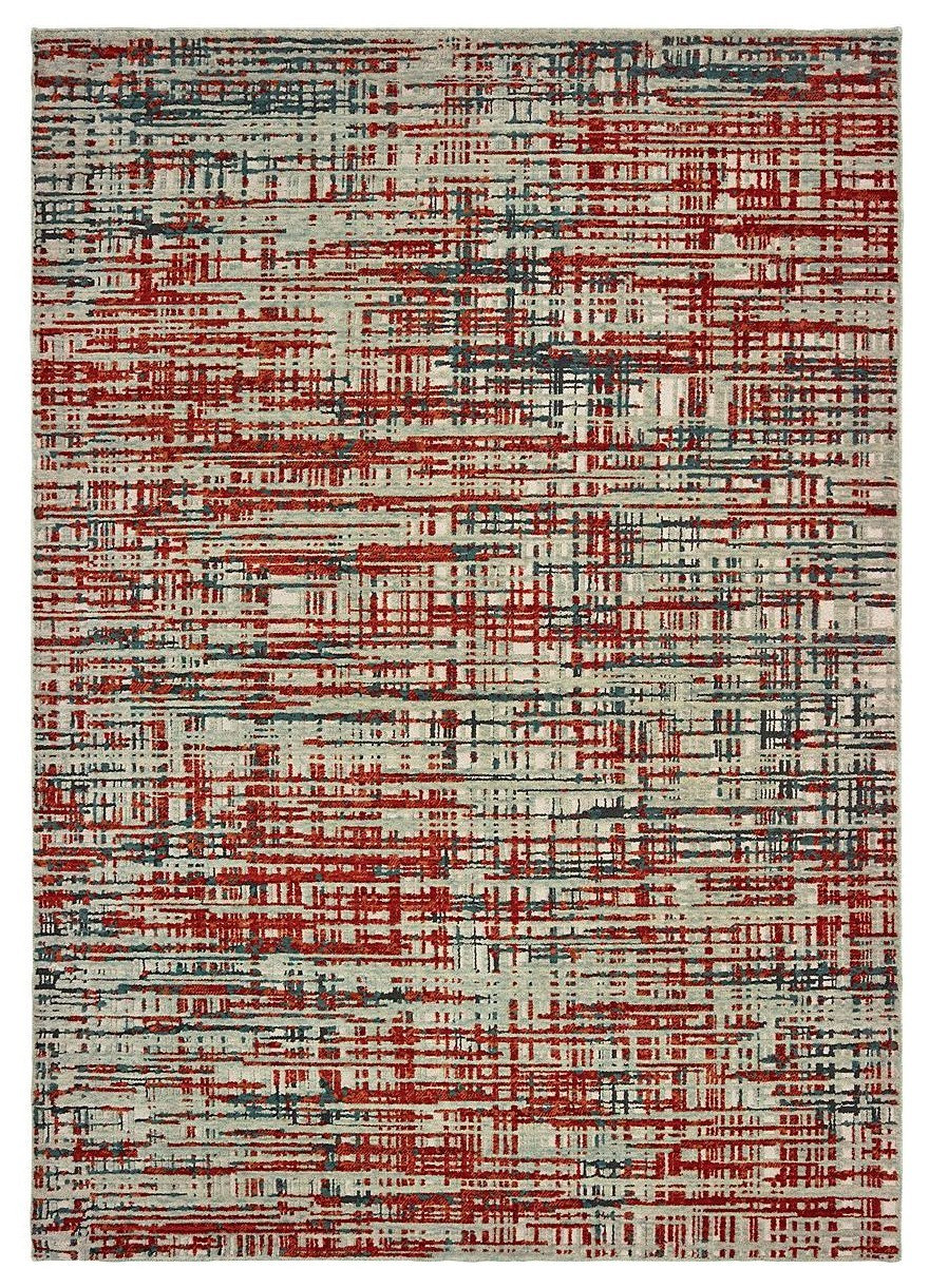 Oriental Weavers Sphinx Montage 5503X Rug, Gray/Red, 2'0"x3'0 ...