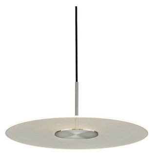 Progress Spoke 1-Light LED Pendant, Brushed Nickel - Modern - Pendant Lighting - by Better ...