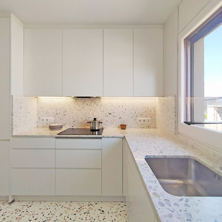 75 Beautiful Kitchen with Terrazzo Benchtops Ideas & Designs - May 2026 ...