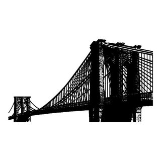 Brooklyn Bridge Wall Decal - Contemporary - Wall Decals - by ...