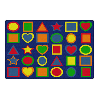 Flagship Carpets FE302-58A 10'6"x13'2" All Kinds of Shapes Primary ...