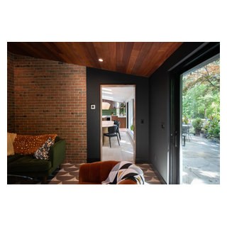 Devonshire MCM Renovation - Midcentury - Sunroom - Detroit - by Labra ...