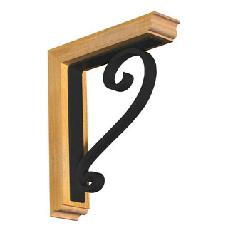 Edwards Traditional Ironcrest Bracket Triple Brace, 2" Thick, 16"x19 ...