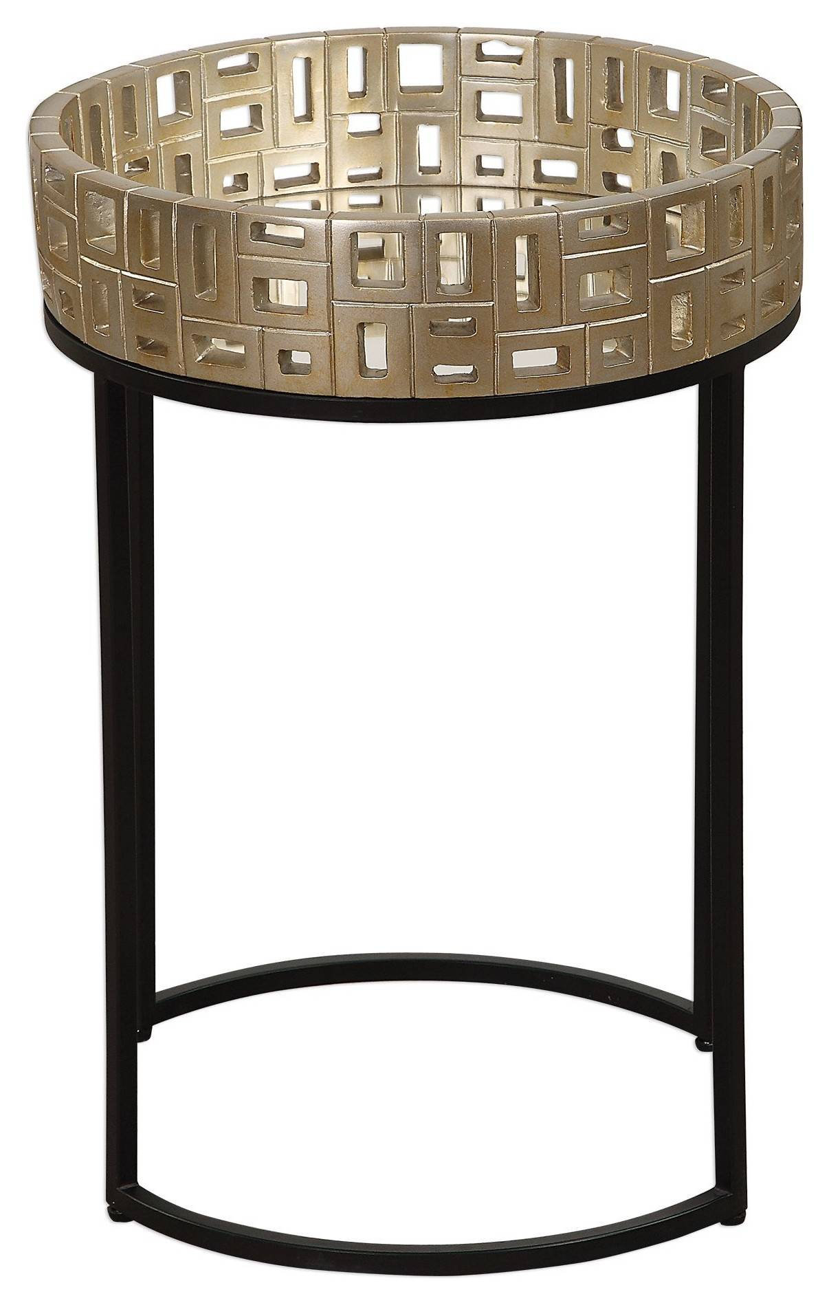 Uttermost Aven Gold Accent Table - Contemporary - Side Tables And End ...