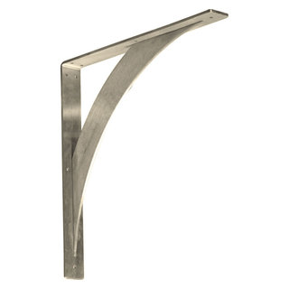 2"x20"x20" Legacy Steel Bracket, Hammered Black, 2Wx18"Dx18"H ...