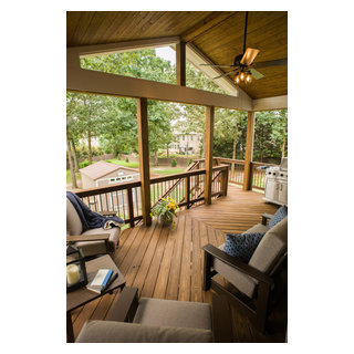 Open Back Porches - Traditional - Porch - Atlanta - by Atlanta Decking ...