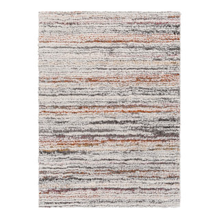 Polaris PRI-2301 Machine Woven Area Rug, 6'7" x 9' - Contemporary ...