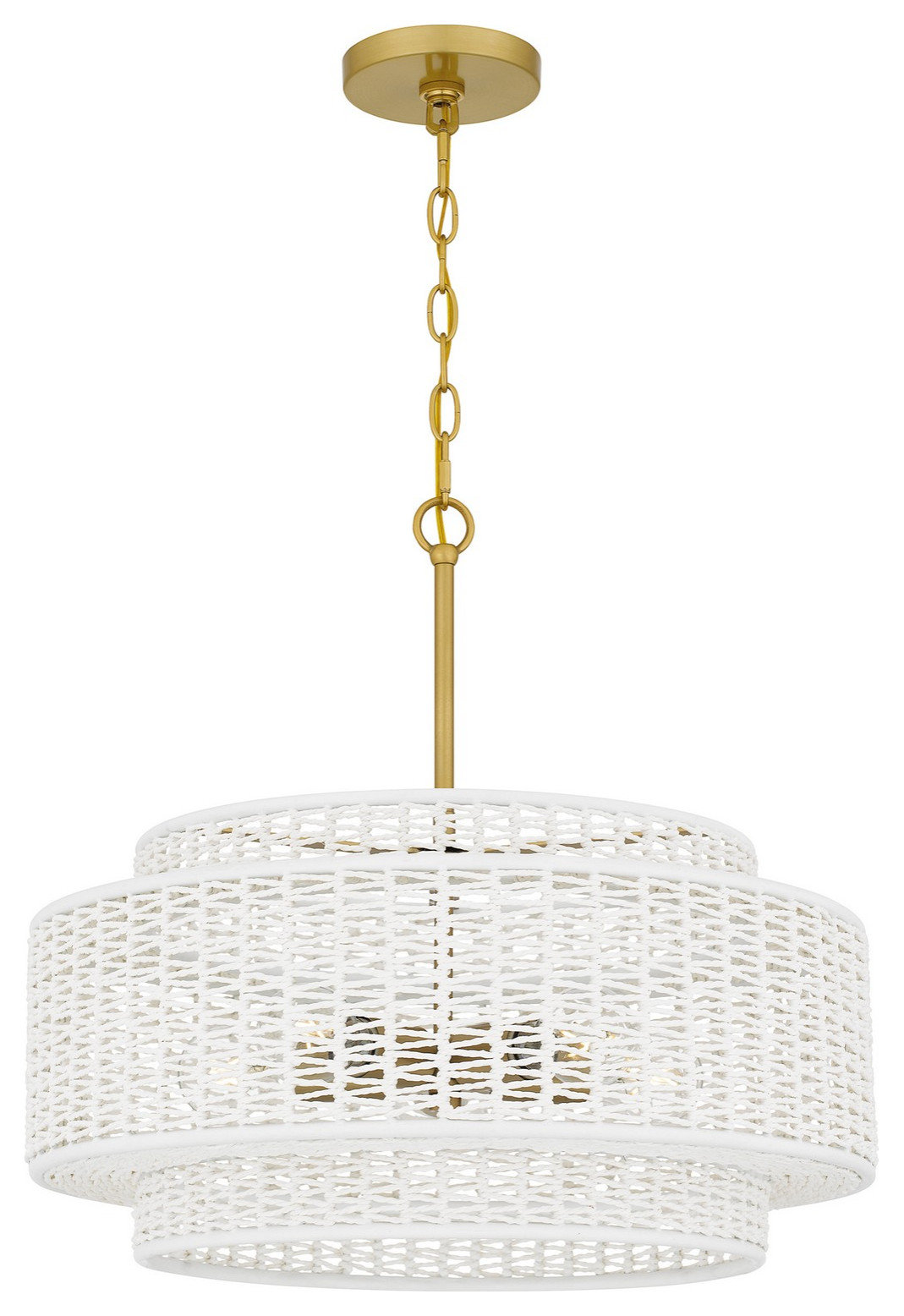 Quoizel Pendant 5-Light Pendant, Brushed Gold - Beach Style - Chandeliers - by Lampclick | Houzz