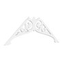 48"Wx8"Hx1"P, 4/12 Pitch Athens Architectural Grade PVC Gable Pediment ...