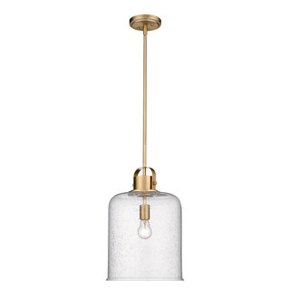 1 Light Pendant In Transitional Style-18.25 Inches Tall and 12 Inches ...