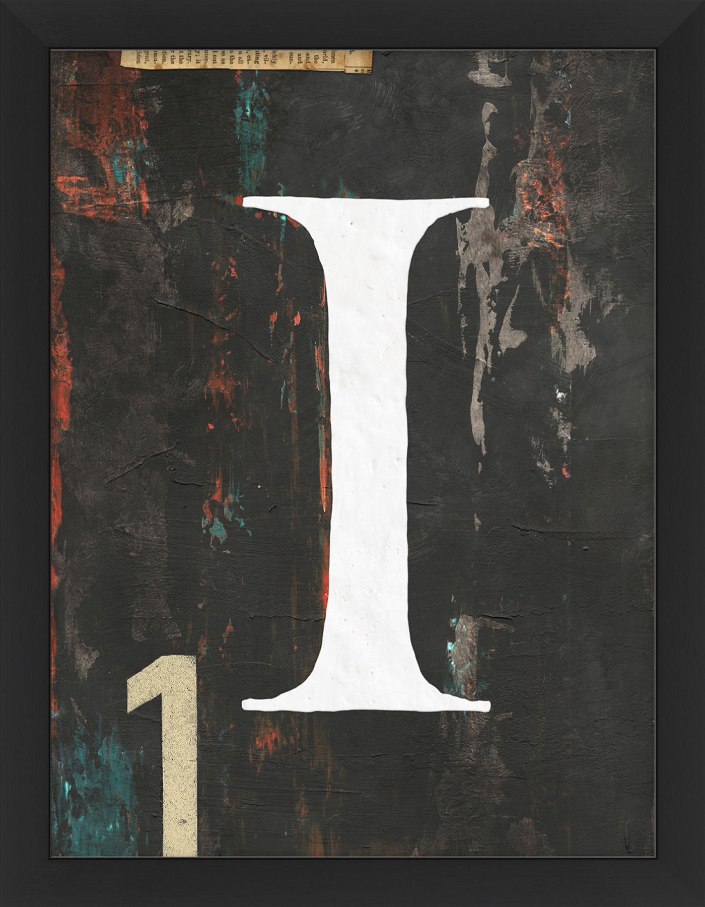 Alphabet "I", Giclee Reproduction Artwork, 13.5x17.5 - Contemporary ...