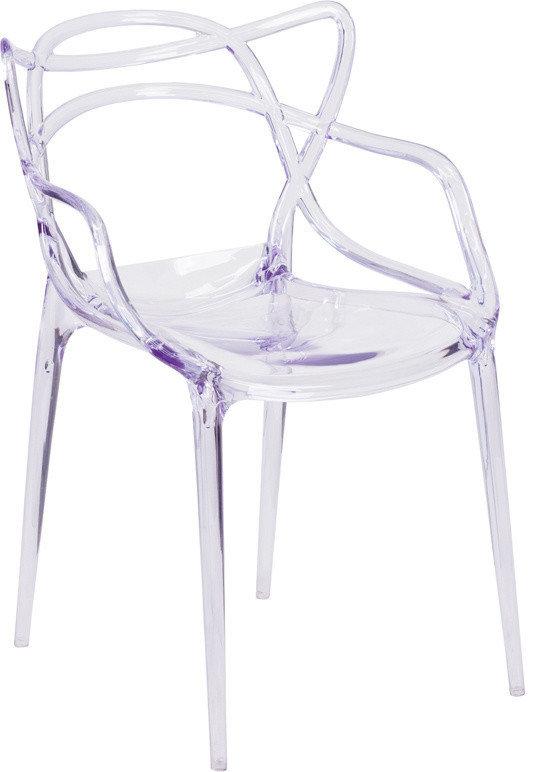 Nesting Series Transparent Stacking Side Chair - Contemporary - Outdoor ...