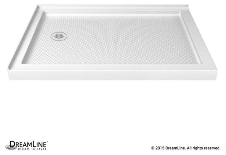 DreamLine SlimLine Double Threshold Shower Base, DLT-1036482-88, Black ...