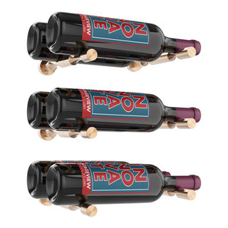 Vino Pins Designer Grid 3×1 (curated wall-mouted metal wine rack ...