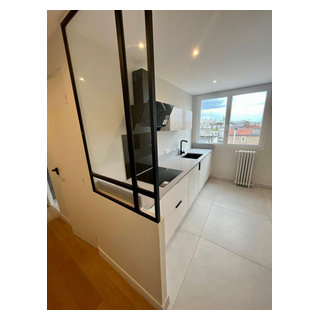 Paris 20e - Rénovation de cuisine & dressing sur-mesure - Modern ...