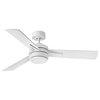 Ventus LED 52" Indoor Ceiling Fan in Matte White - Transitional ...