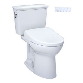 TOTO Drake Transitional Two-Piece Toilet w/ WASHLET+ (S7), Auto-Flush ...