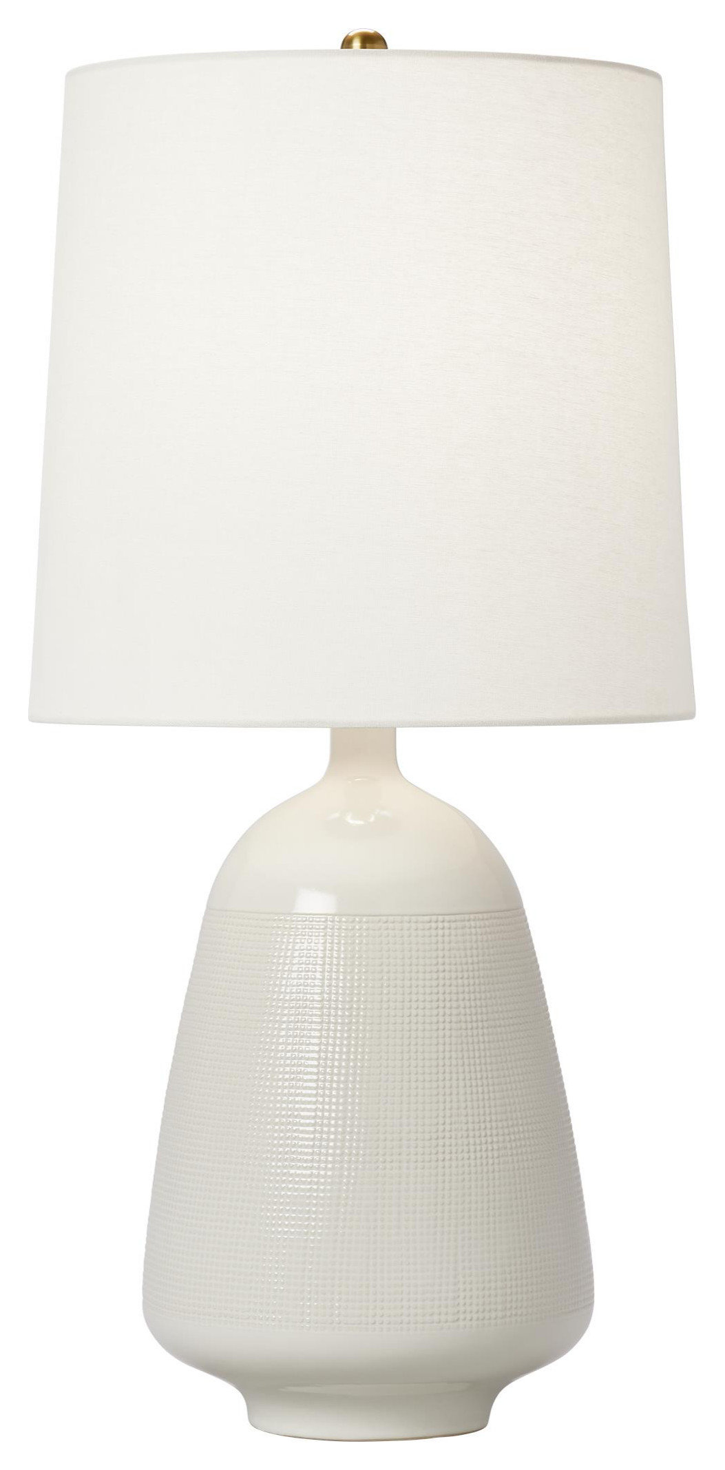 Ornella Casual 1-Light Indoor Table Lamp, New White - Transitional ...