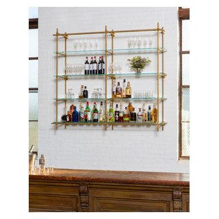2 Bay Collector's Shelving Unit - Midcentury - Home Bar - Philadelphia ...