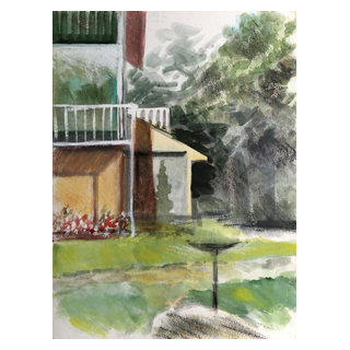 House, Erik Freyman, 11.5x14.5 - Contemporary - Paintings - by ...