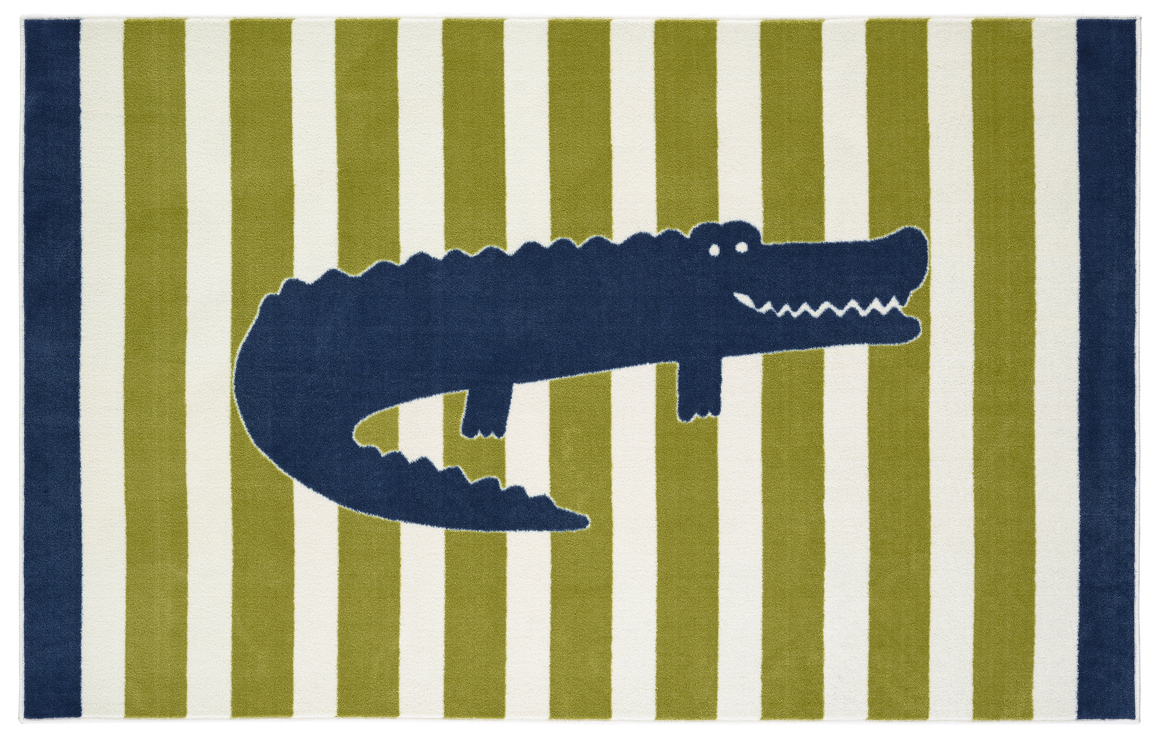 Friendly Alligator Multi Rug, 5'x8' - Contemporary - Kids Rugs - by ...