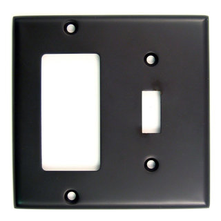 Double Rocker/Switch Plate - Contemporary - Switch Plates And Outlet ...