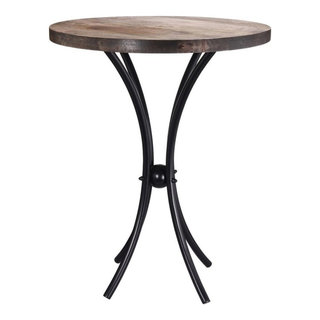 Kenroy Home Westerly Accent Table, Black, 65041BL - Industrial - Side ...