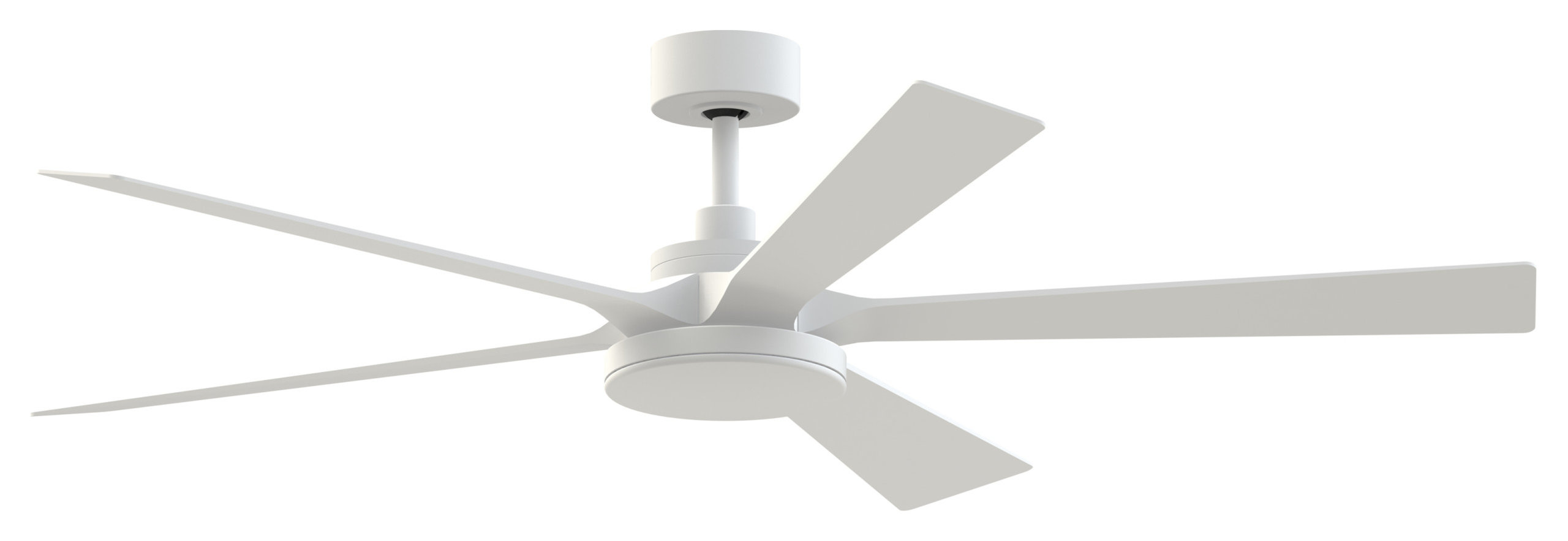 TorchAire 64" Indoor/Outdoor Fan With LED Light Kit White/White Blades ...