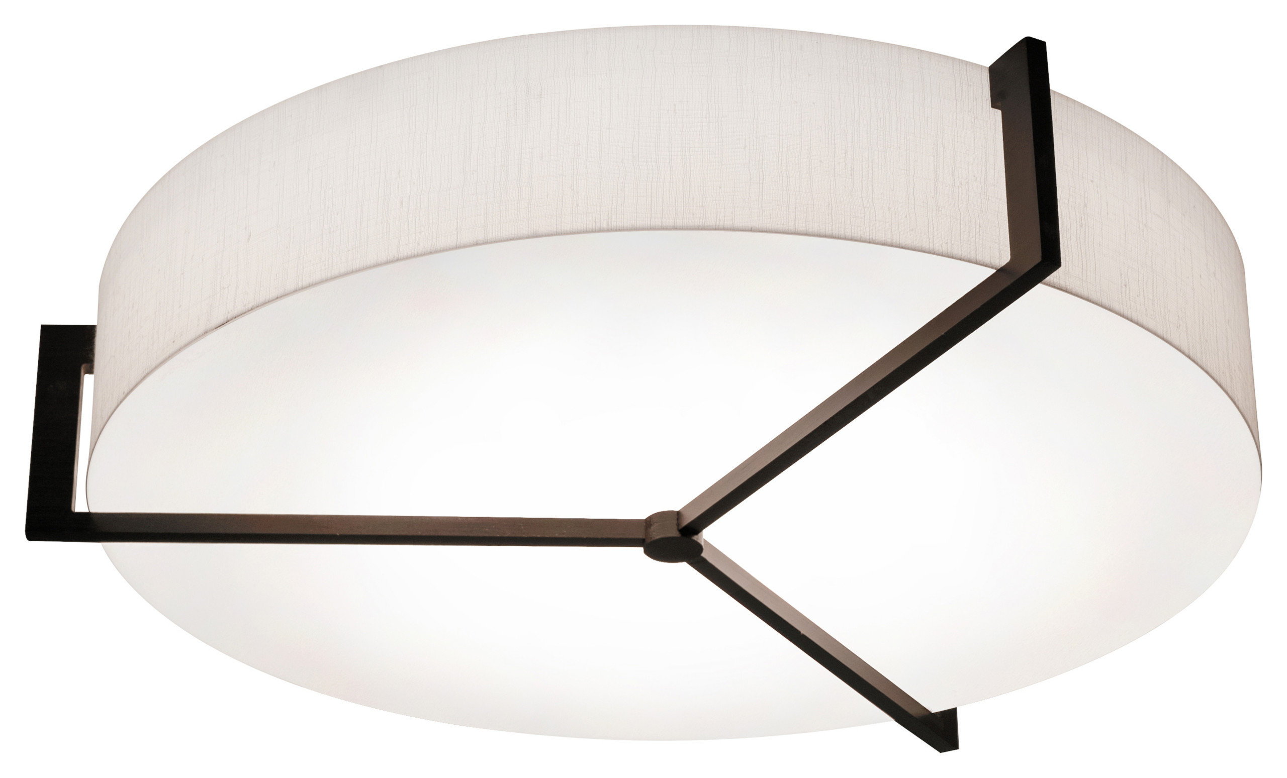 Apex 19'' Flush Mount, Espresso - Transitional - Flush-mount Ceiling ...