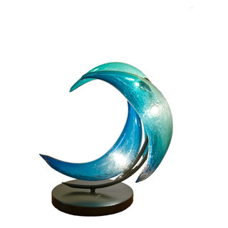 Blown Glass Wave Lamp by Seth Parks - Contemporary - Table Lamps - by ...
