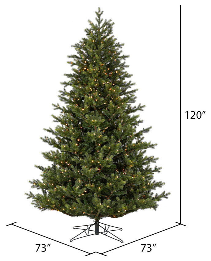 Vickerman Welch Frasier Fir Artificial Christmas Tree, 10 ...