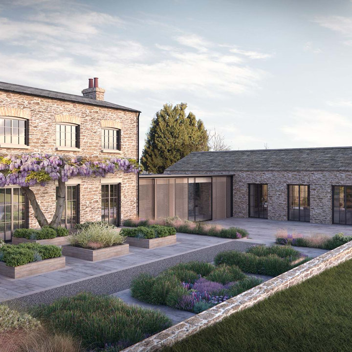 75 Beautiful Exterior with a Blue Roof Ideas & Designs - May 2026 ...