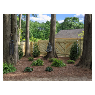 Custom Design Privacy Fence - Craftsman - Exterior - by JDA Contractors ...