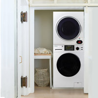 Equator 1.9cf 110V Washer and 4cf 220V Vented Sensor Dryer With ...