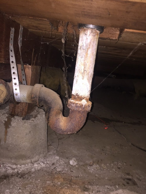Do these crawl space drain lines need to be replaced?