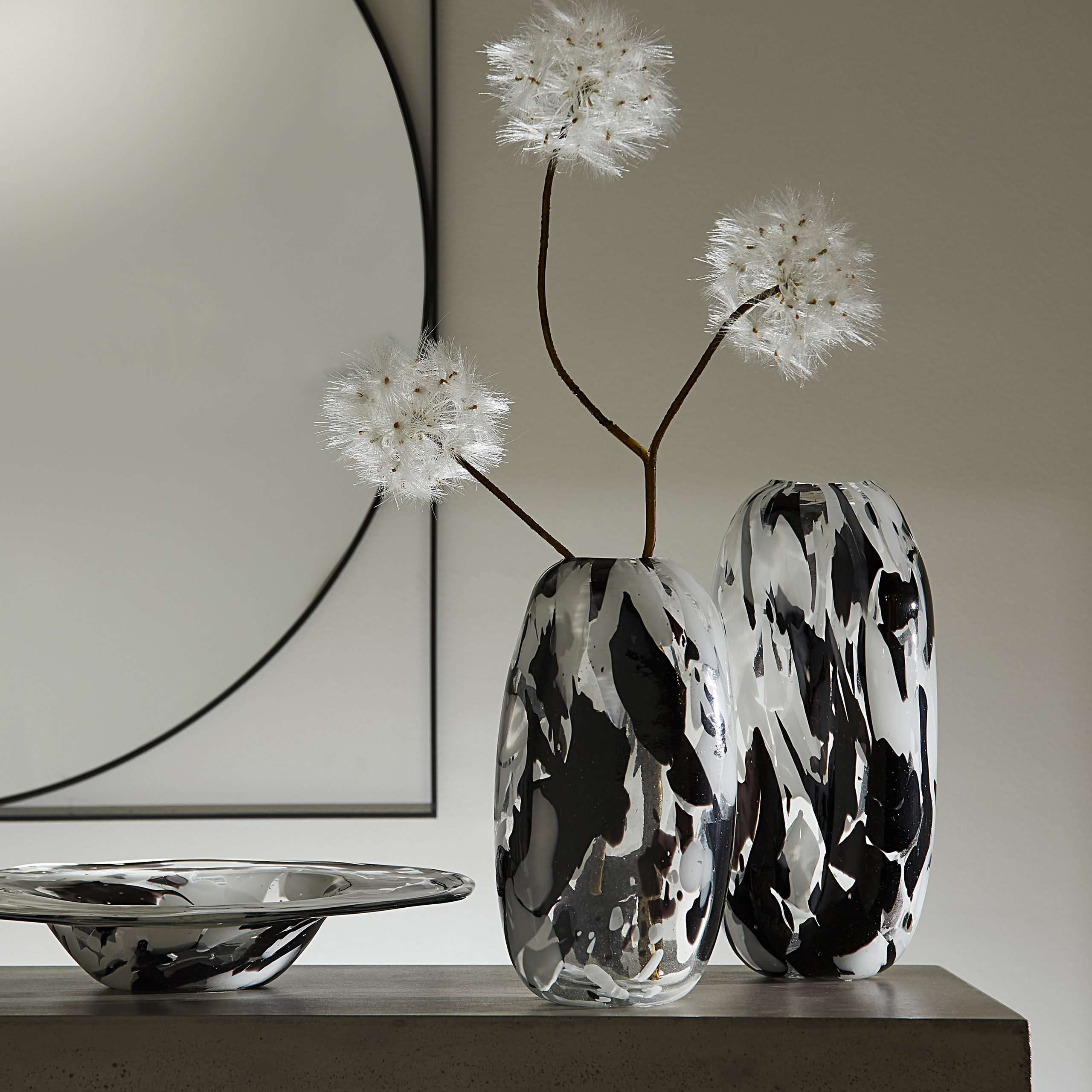 Bend Mirror - Contemporary - Wall Mirrors - by BH Lights | Houzz