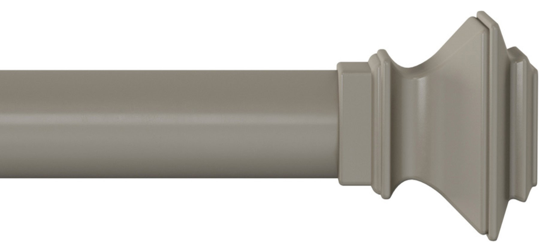 1" Curtain Rod 66-120-Inch - Traditional - Curtain Rods - by Trademark ...