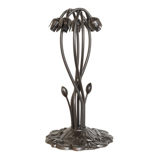 16" High Lily 5 Light Table Base - Traditional - Lamp Bases - by Meyda ...