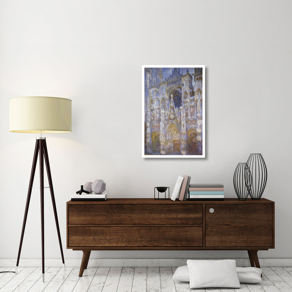 "Rouen Cathedral: The Portal, Morning Sun" Paper Print by Claude Monet ...