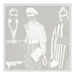 "Inverted Colors" Framed Painting Print, 12x12 - Contemporary - Prints ...