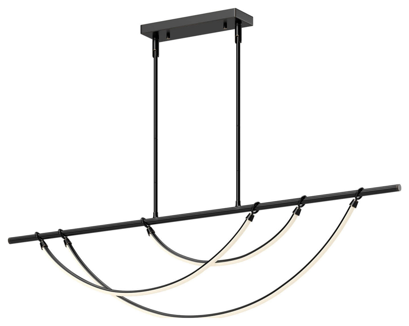 Alora Lighting Aryas 60" LED Linear Light, Urban Bronze - Modern ...