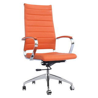 Modern Classics Sopada Conference Office Chair High Back, Orange, 42"H ...
