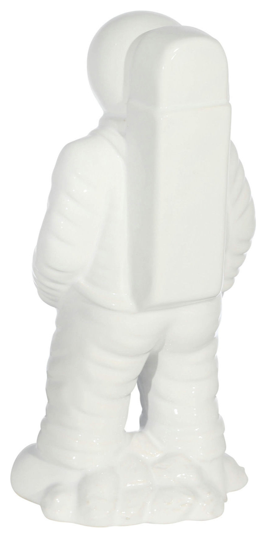 Ceramic 12" Astronaut Statuette, White - Contemporary - Decorative ...