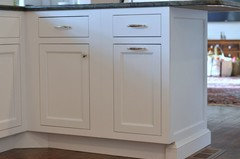 baseboards on kitchen cabinets?