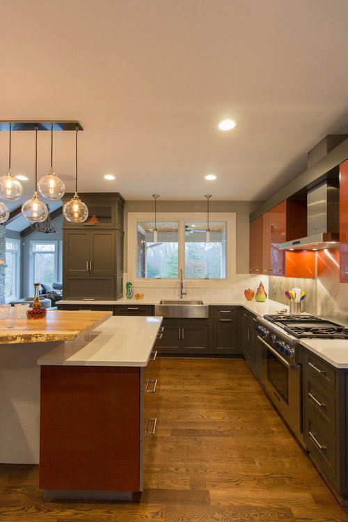 A traditional spec house kitchen gets a BIG makeover