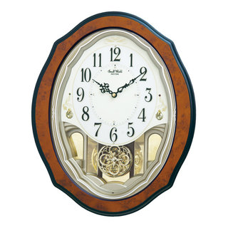Rhythm's Harmonic Juliet Musical Motion Wall Clock - Traditional - Wall ...