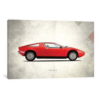 "1975 Maserati Merak SS" by Mark Rogan, Canvas Print, 18x12x1.5 ...